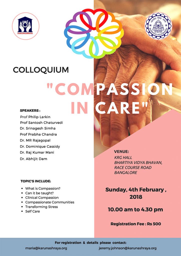Forthcoming meeting on 'Compassion in Care' - I A P C